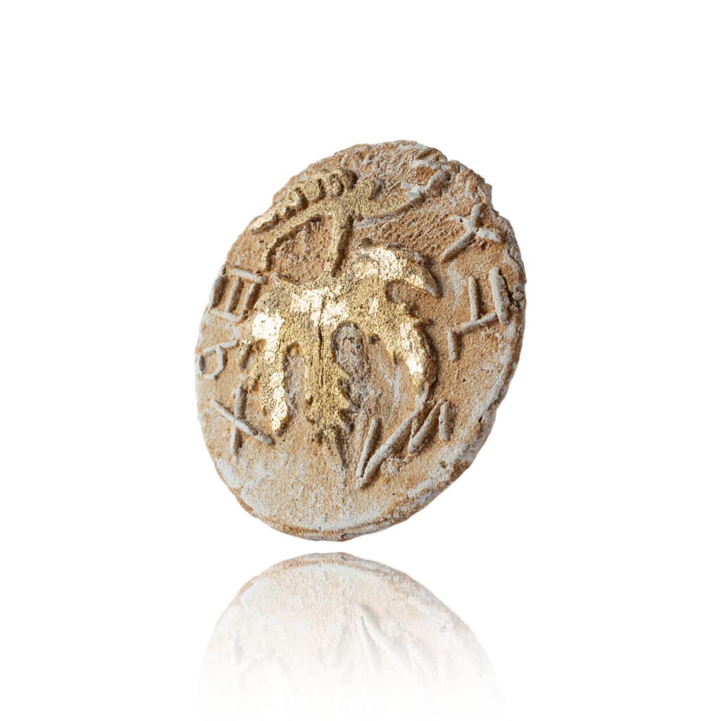 First Jewish Revolt Coin for the Freedom to Zion - Shalom Sofer Art